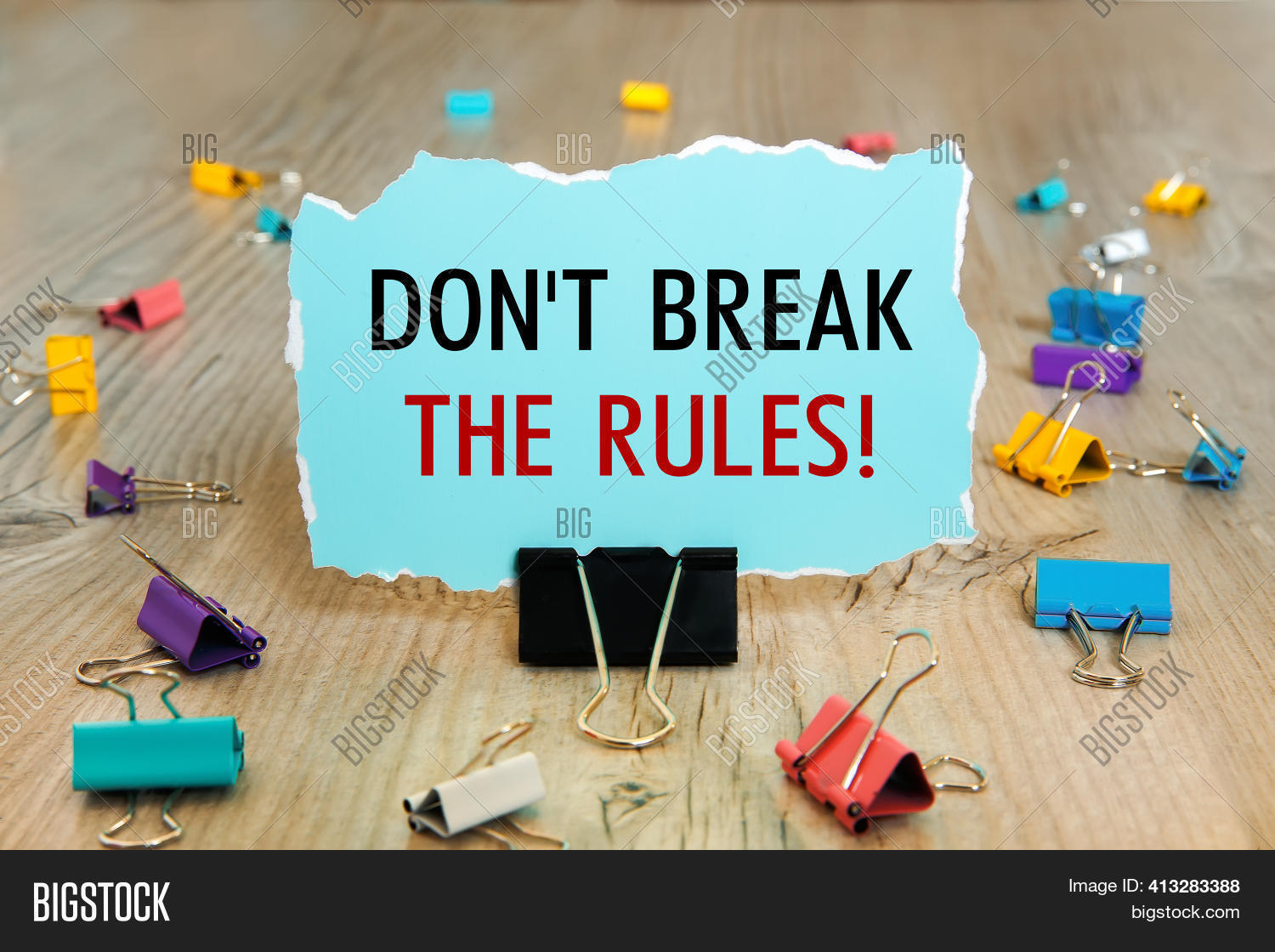 Don't Break Rules - Image & Photo (Free Trial) | Bigstock