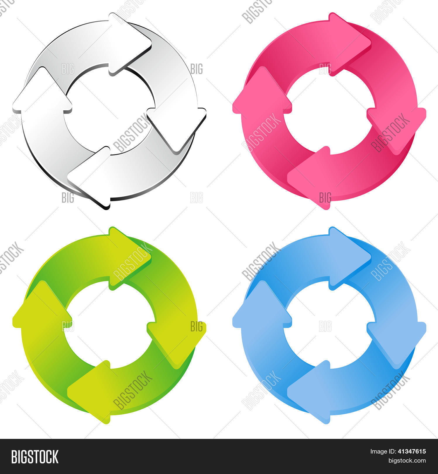 Cycle Diagram Vector & Photo (Free Trial) | Bigstock