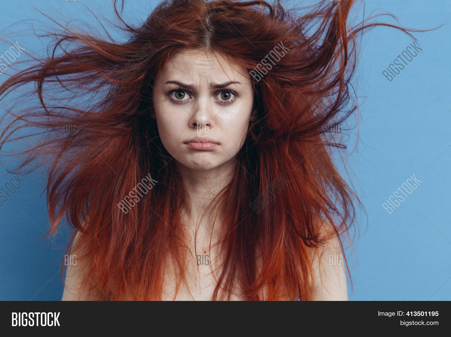Woman Tousled Hair On Image & Photo (Free Trial) | Bigstock
