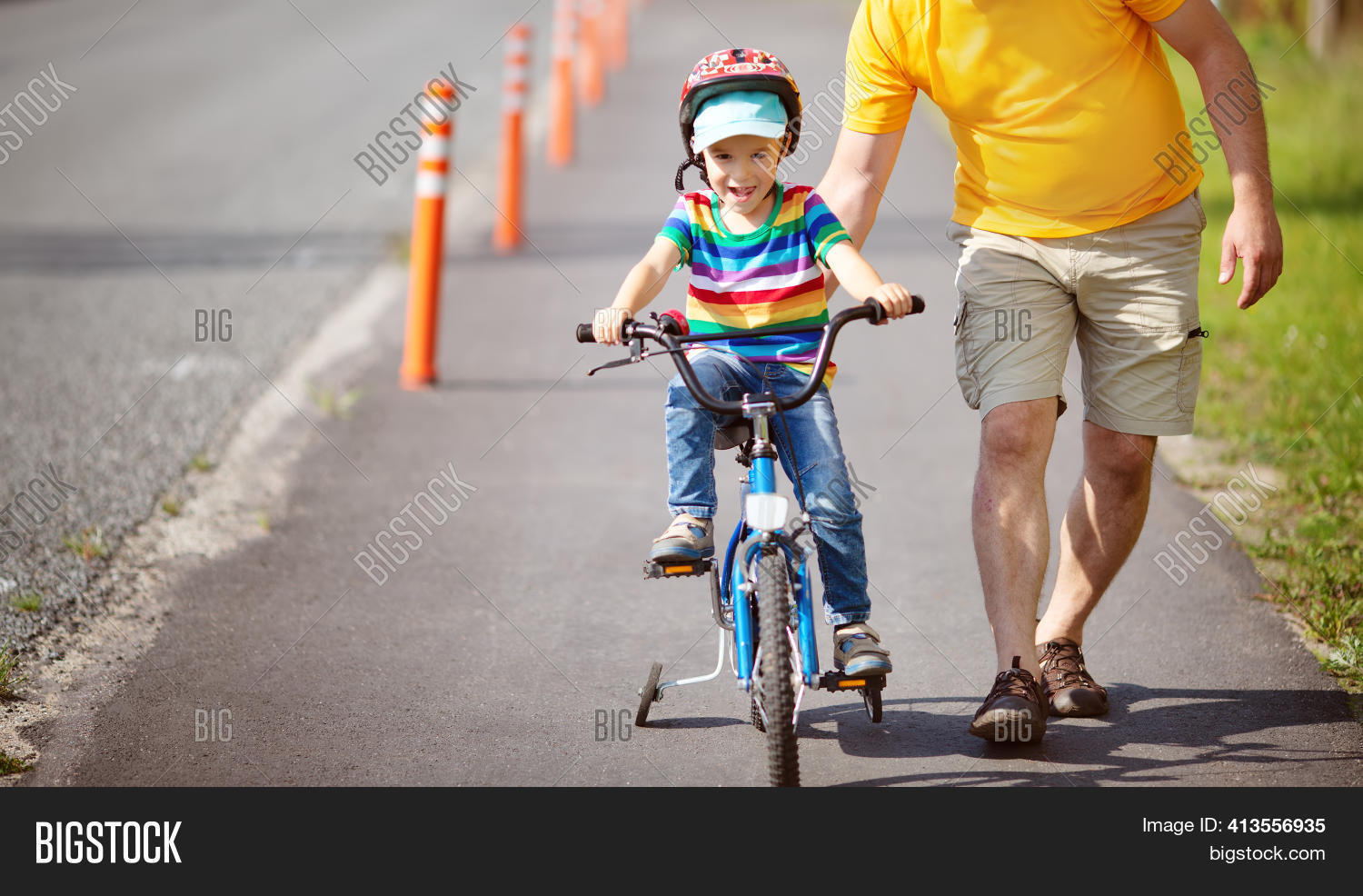 Child On Bicycle Image & Photo (Free Trial) | Bigstock