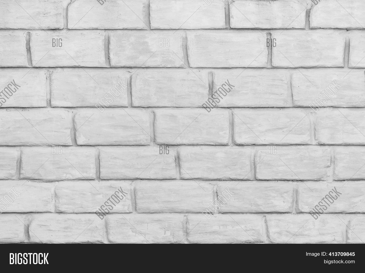Light Gray White Brick Image & Photo (Free Trial) | Bigstock