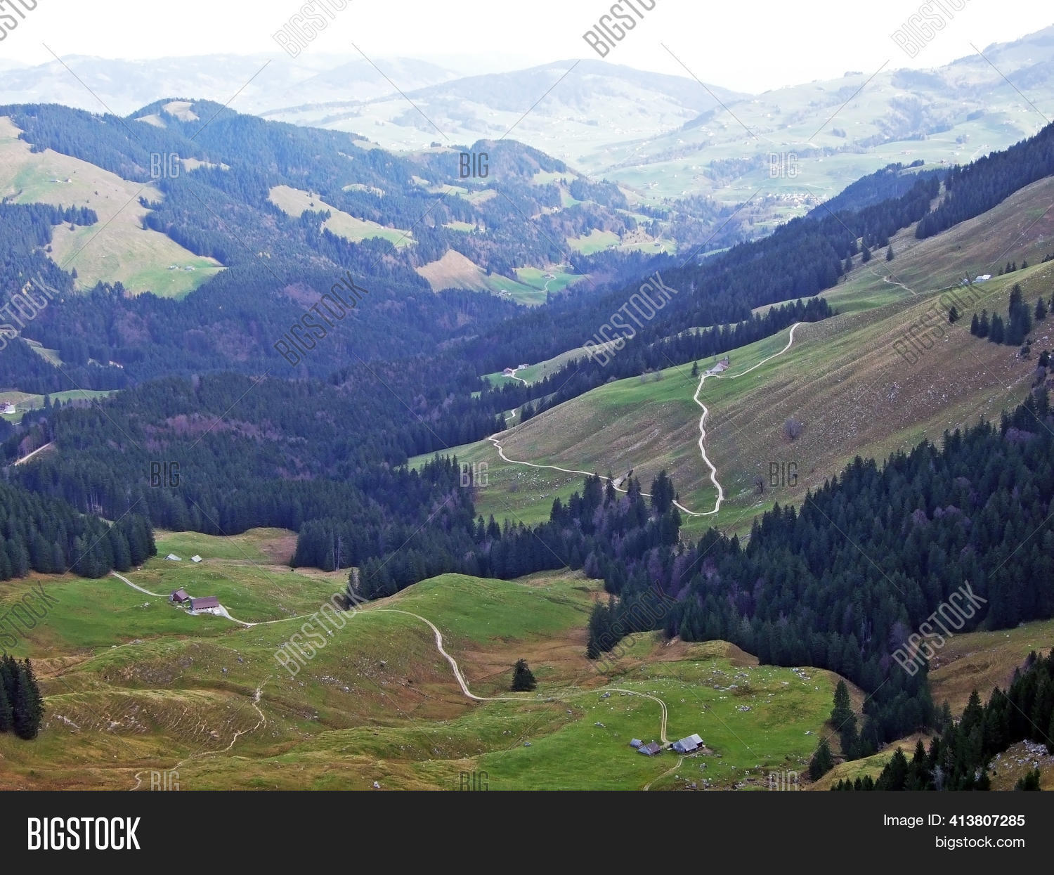 Alpine Pastures Image & Photo (Free Trial) | Bigstock