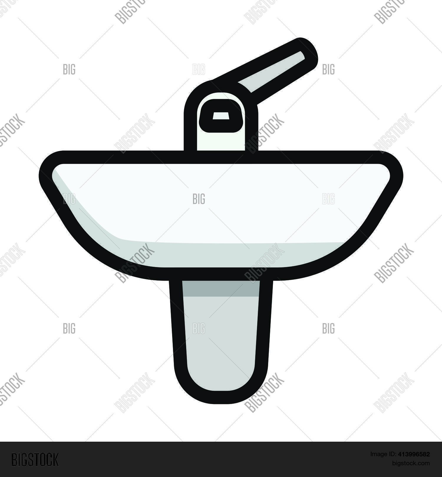 Wash Basin Icon. Vector & Photo (Free Trial) | Bigstock