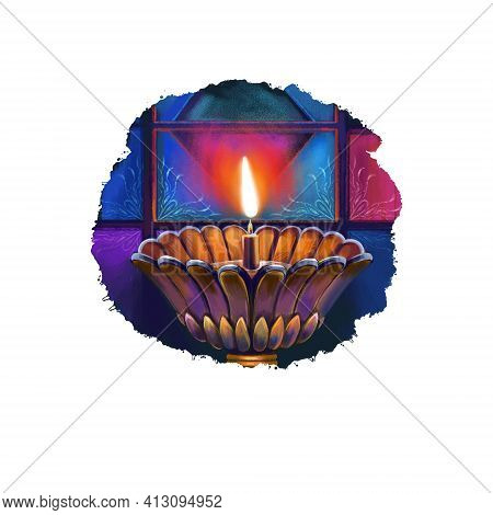 Happy Diwali Digital Image & Photo (Free Trial) | Bigstock