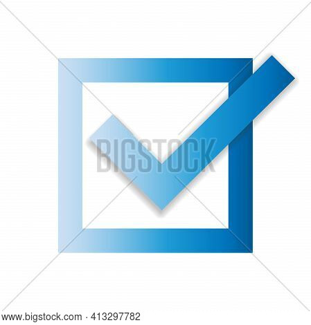 Blue Checkbox Vector & Photo (Free Trial) | Bigstock