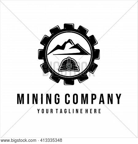 Mining Logo Vintage Vector & Photo (Free Trial) | Bigstock
