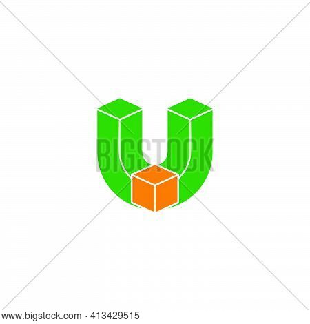 Letter U Box Carton Vector & Photo (Free Trial) | Bigstock