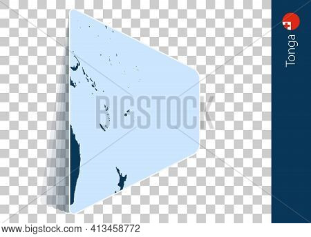 Tonga Map Flag On Vector & Photo (Free Trial) | Bigstock