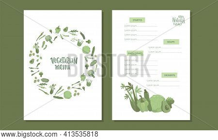 Vegetarian Menu Vector & Photo (Free Trial) | Bigstock