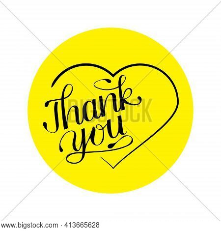 Round Thank You Vector & Photo (Free Trial) | Bigstock
