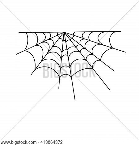 Simple Spider Web Clip Art
