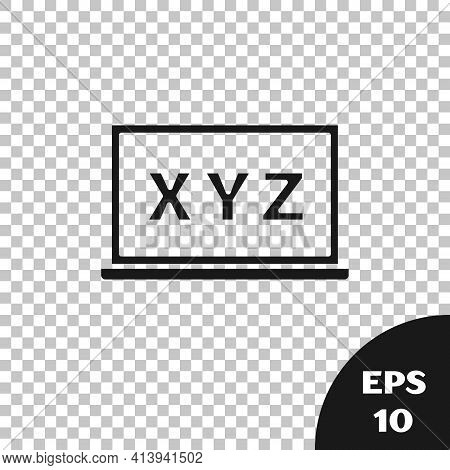 Black Xyz Coordinate Vector & Photo (Free Trial) | Bigstock
