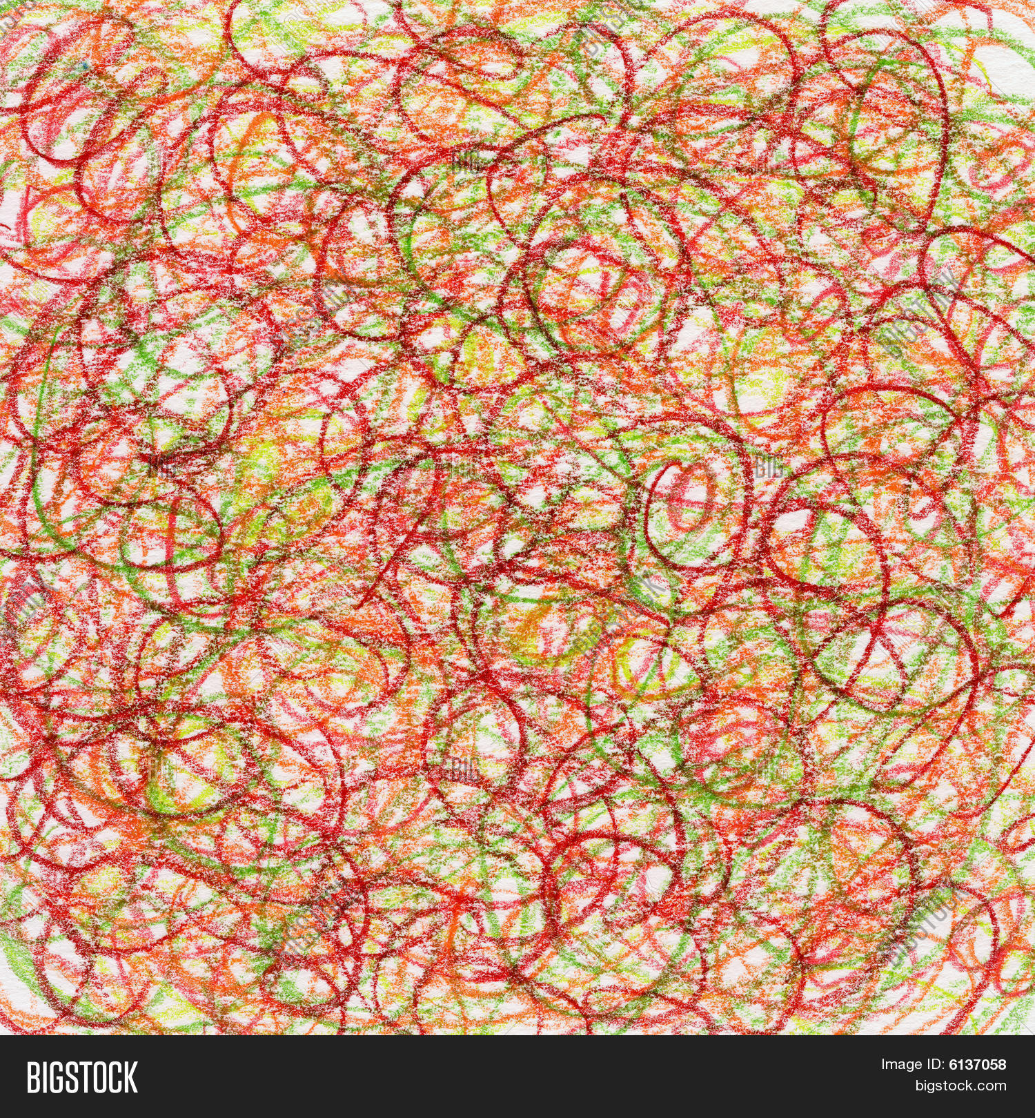 Red Crayon Scribble Image & Photo (Free Trial) | Bigstock