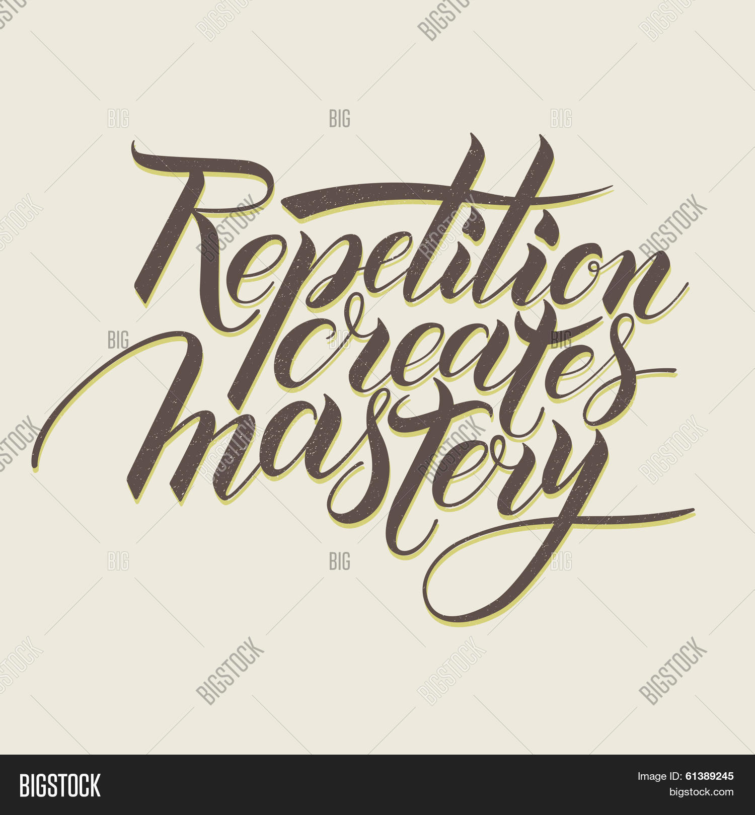 Repetition Creates Vector & Photo (Free Trial) | Bigstock