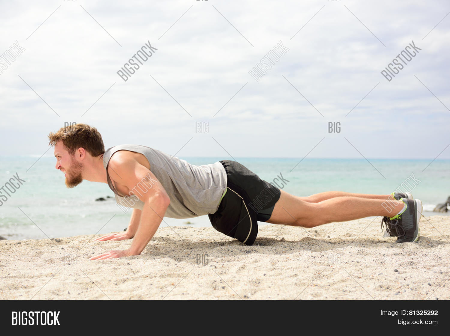 Push-ups - Man Fitness Image & Photo (Free Trial) | Bigstock