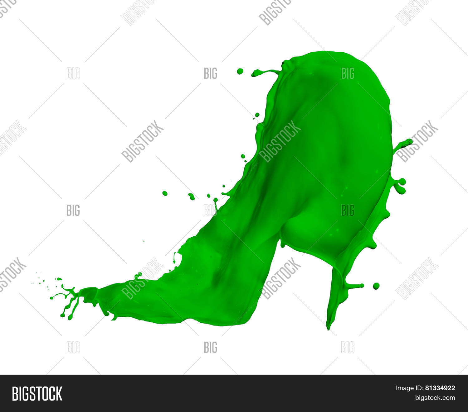 Green Paint Splash Image & Photo (Free Trial) | Bigstock