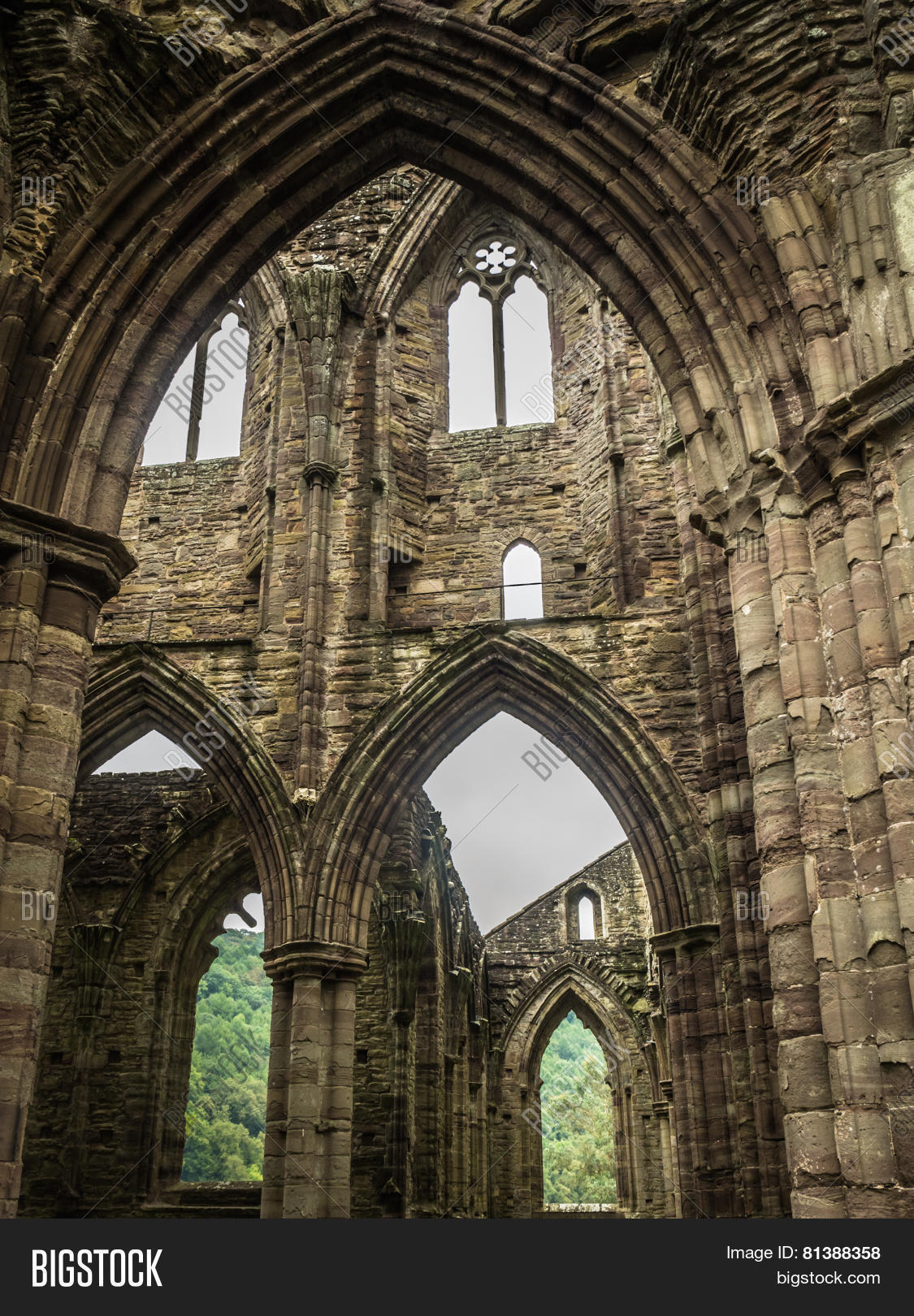 Ruins Tintern Abbey, Image & Photo (Free Trial) | Bigstock
