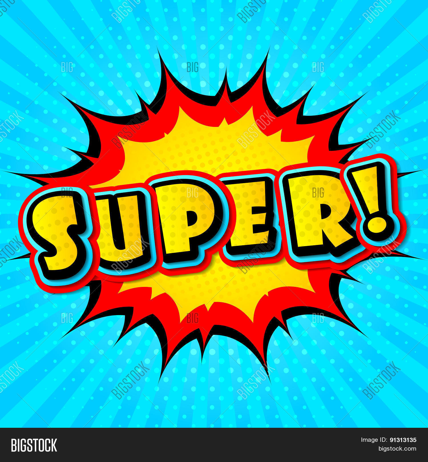 Super. Vector Mock- Vector & Photo (Free Trial) | Bigstock