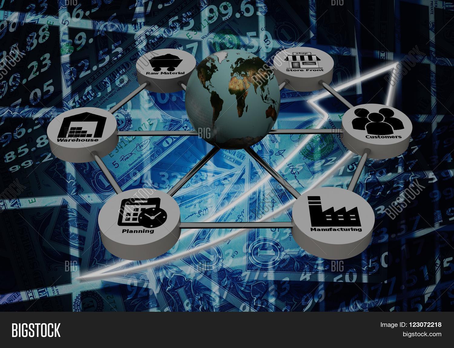 Supply Chain Network Image & Photo (Free Trial) | Bigstock