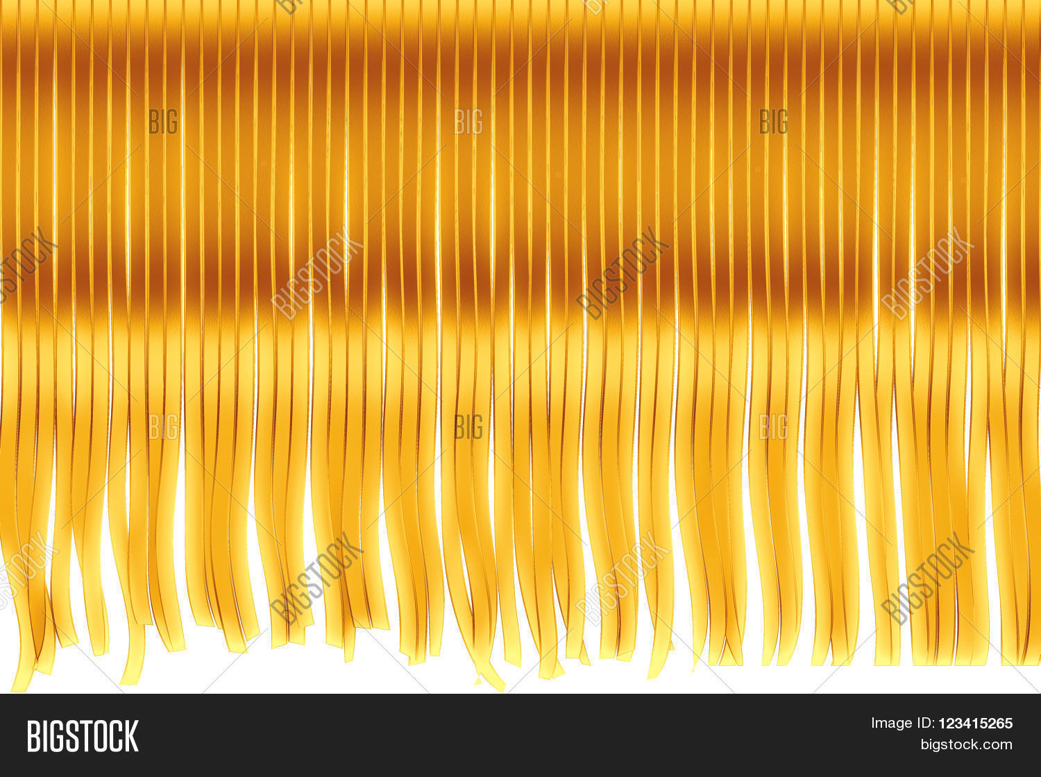 Golden Shredded Paper, Golden Paper Image & Photo | Bigstock