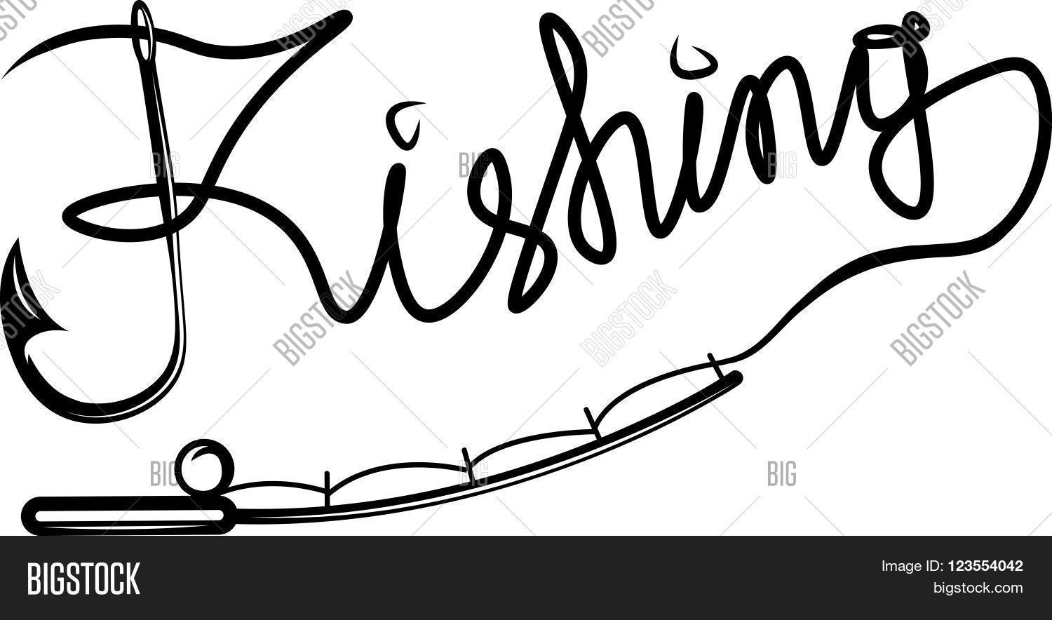 Fishing Handwritten Vector & Photo (Free Trial) | Bigstock