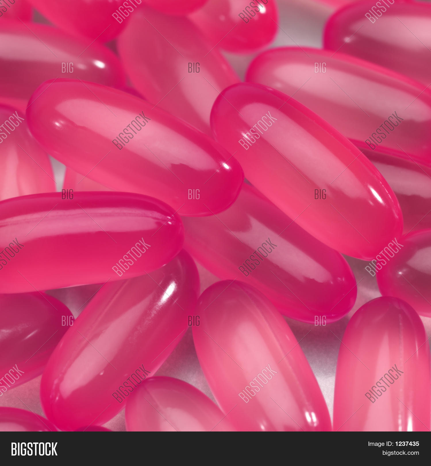 Red Shiny Gel Pills Image & Photo (Free Trial) | Bigstock