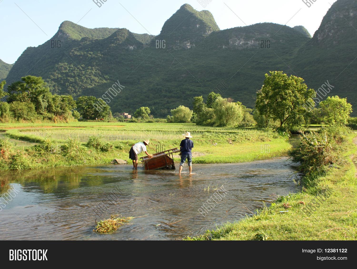 Chinese Farming Scene Image & Photo (Free Trial) | Bigstock