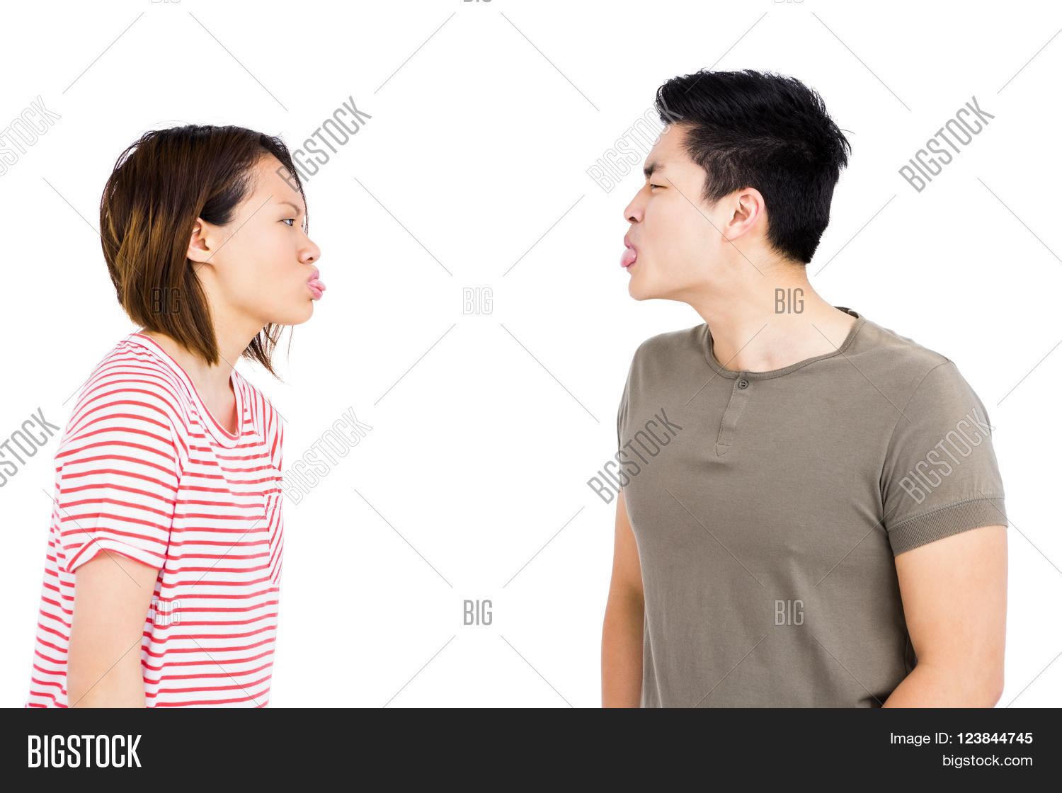 Young Couple Teasing Image & Photo (Free Trial) | Bigstock