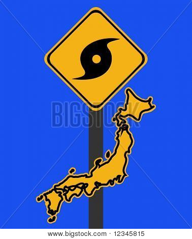 Japan Warning Sign Vector & Photo (Free Trial) | Bigstock