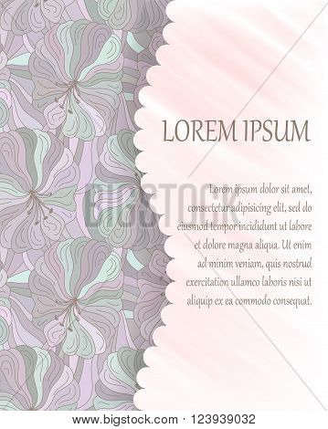 Boho Style Template Vector & Photo (Free Trial) | Bigstock