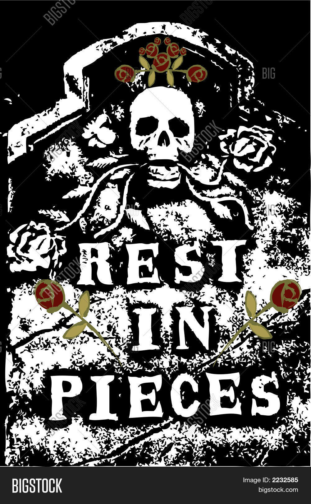 Halloween Grunge Rip Vector & Photo (Free Trial) | Bigstock