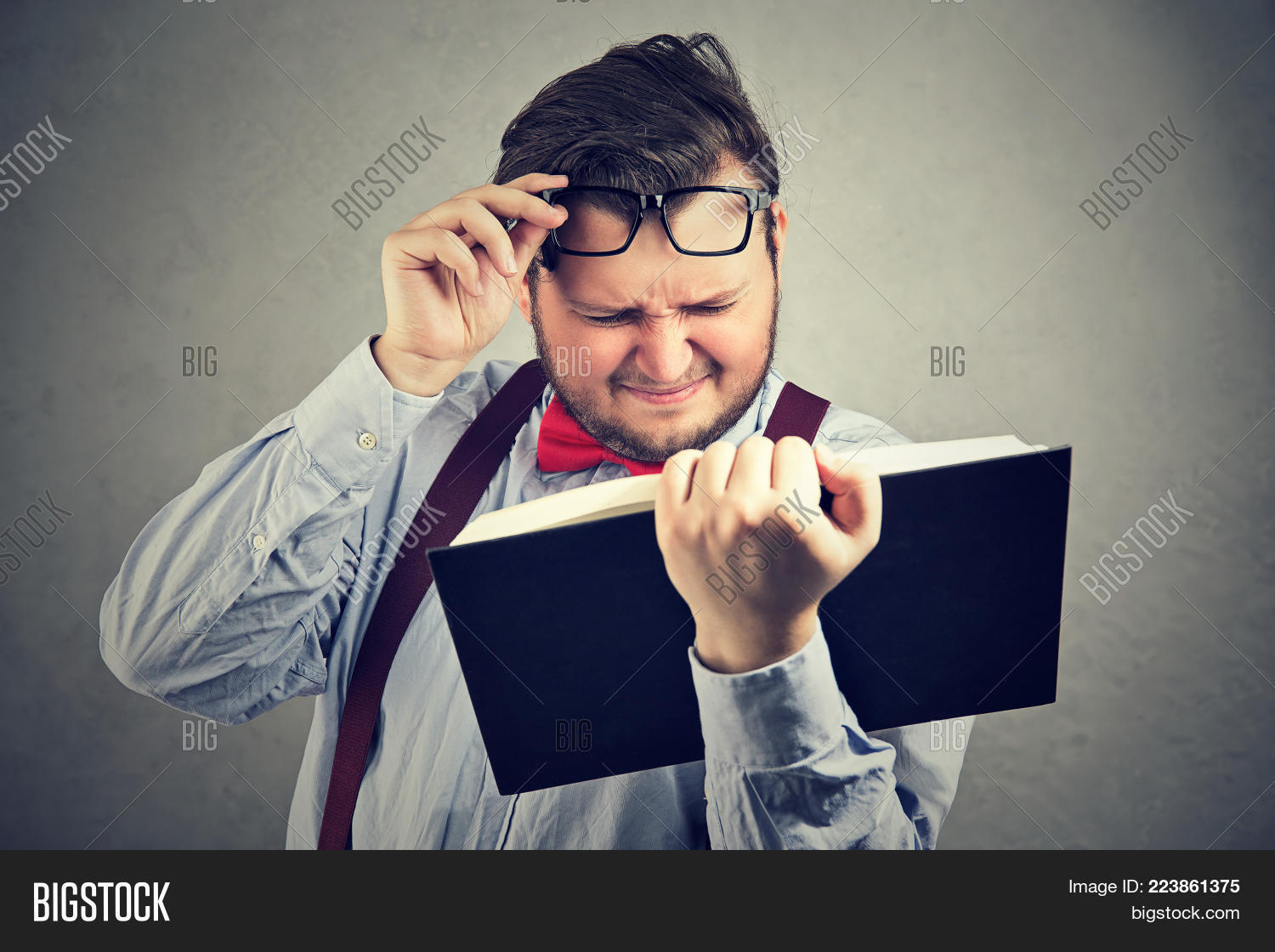 Chubby Man Squinting Image & Photo (Free Trial) | Bigstock