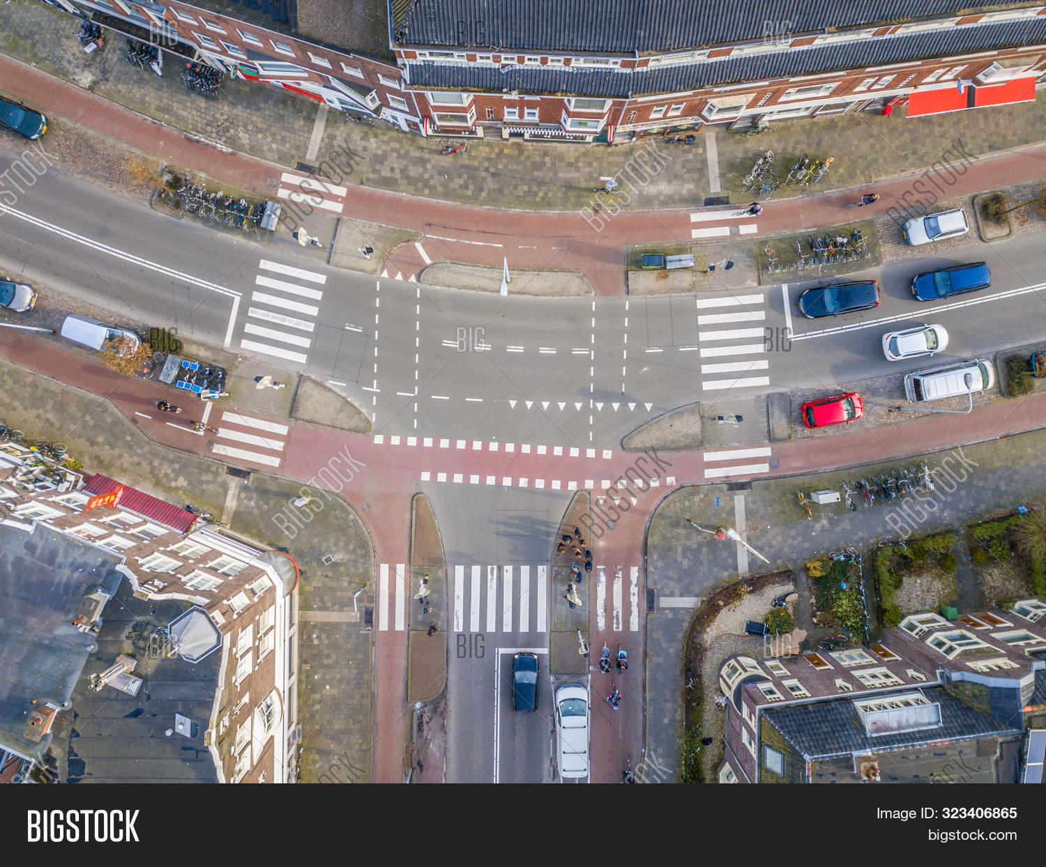 Aerial View City Road Image & Photo (Free Trial) | Bigstock