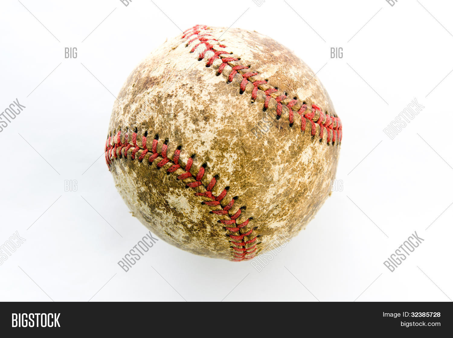 Old Worn Baseball On Image & Photo (Free Trial) | Bigstock