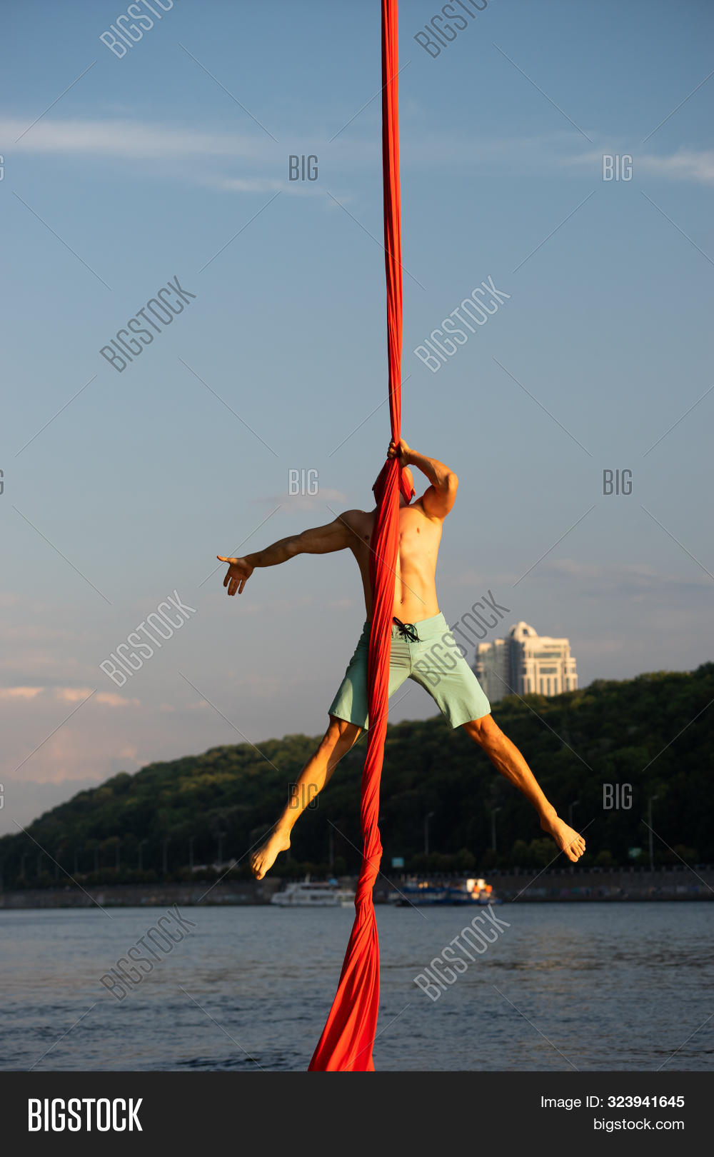 Muscular Male Circus Image & Photo (Free Trial) | Bigstock