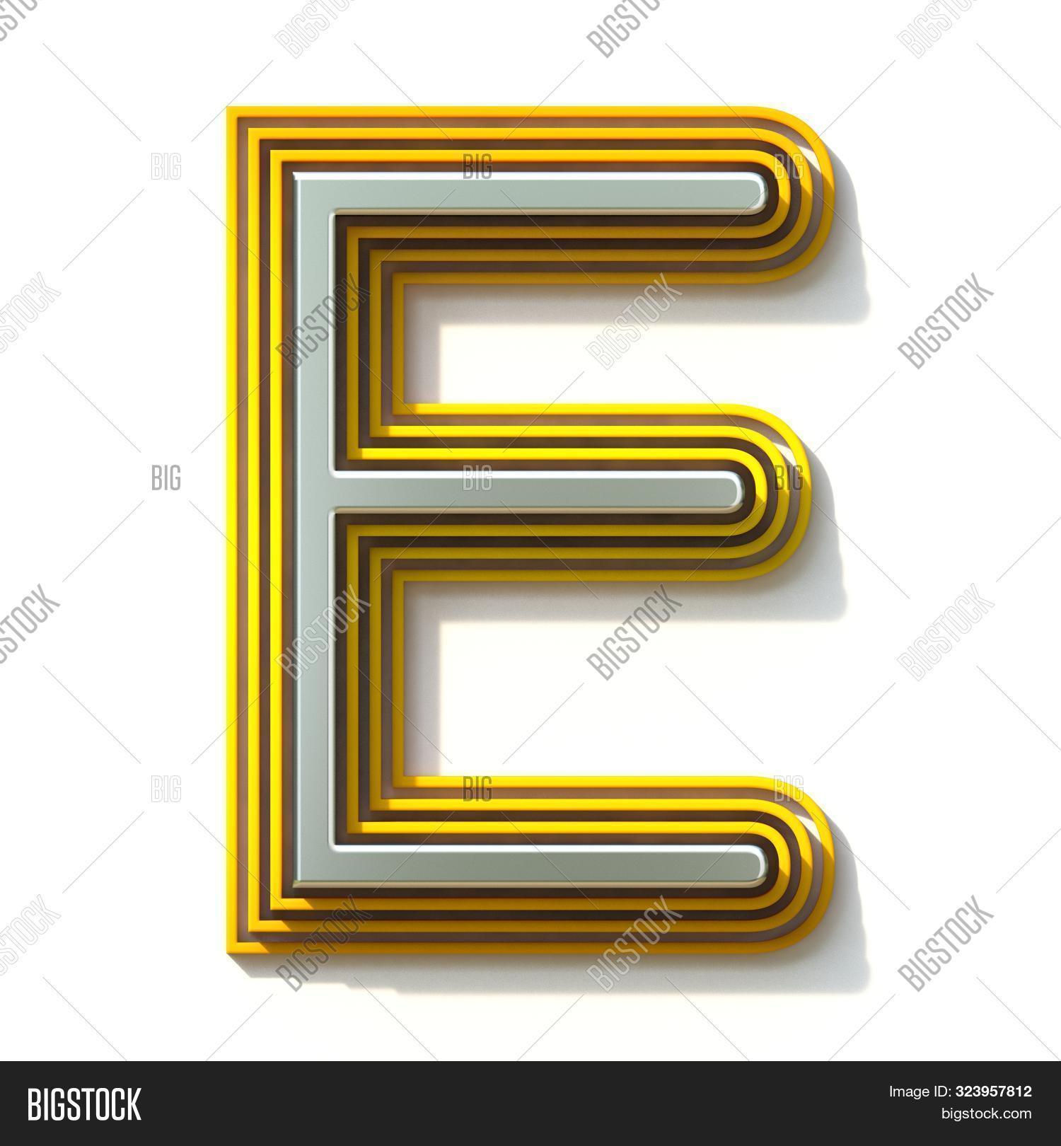 Yellow Outlined Font Image & Photo (Free Trial) | Bigstock