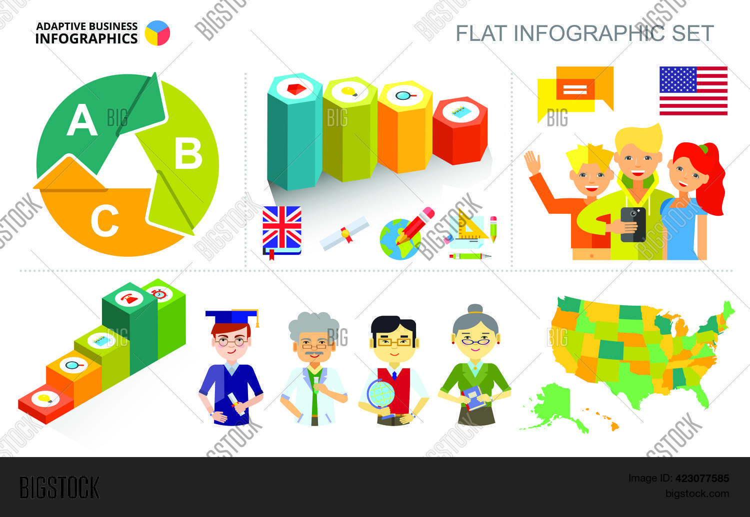 Education Process Vector & Photo (Free Trial) | Bigstock