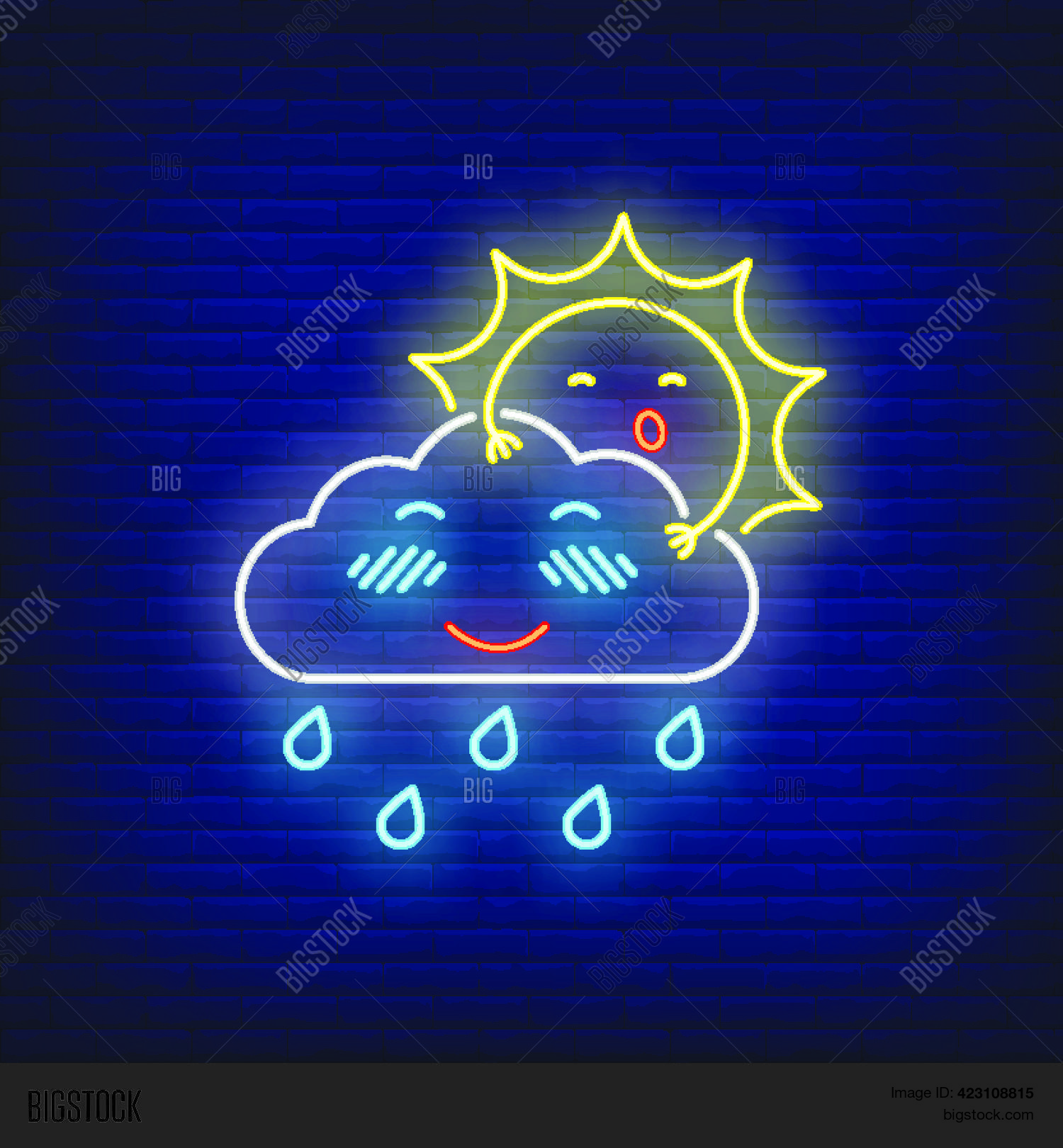 Cartoon Sun Hiding Vector & Photo (Free Trial) | Bigstock