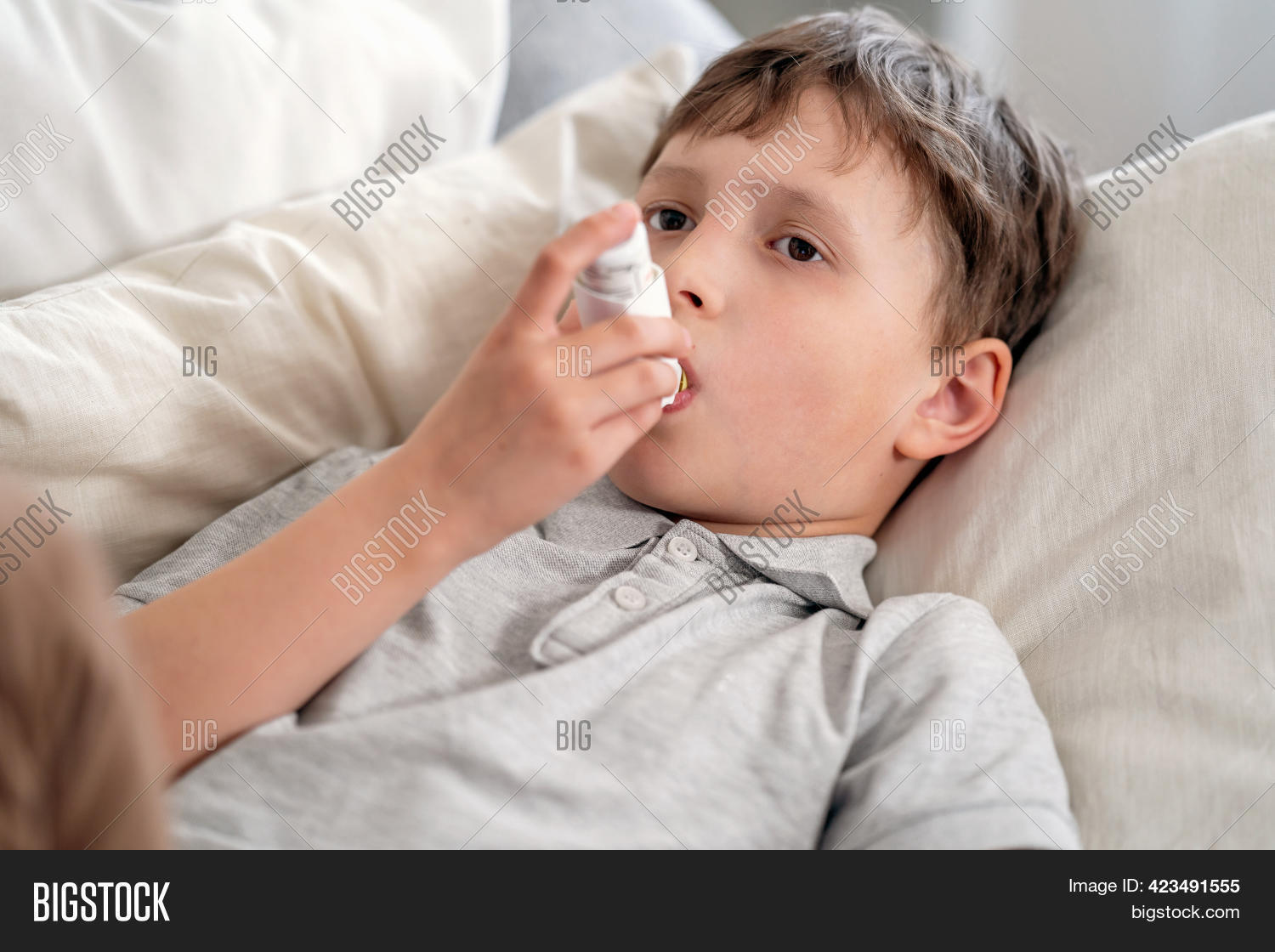 Sick Boy Tired Chest Image & Photo (Free Trial) | Bigstock
