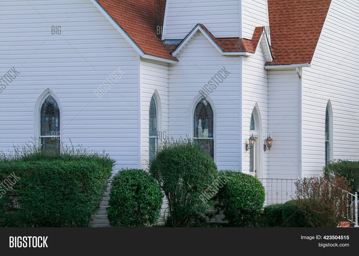 Rural Village Church Image & Photo (Free Trial) | Bigstock