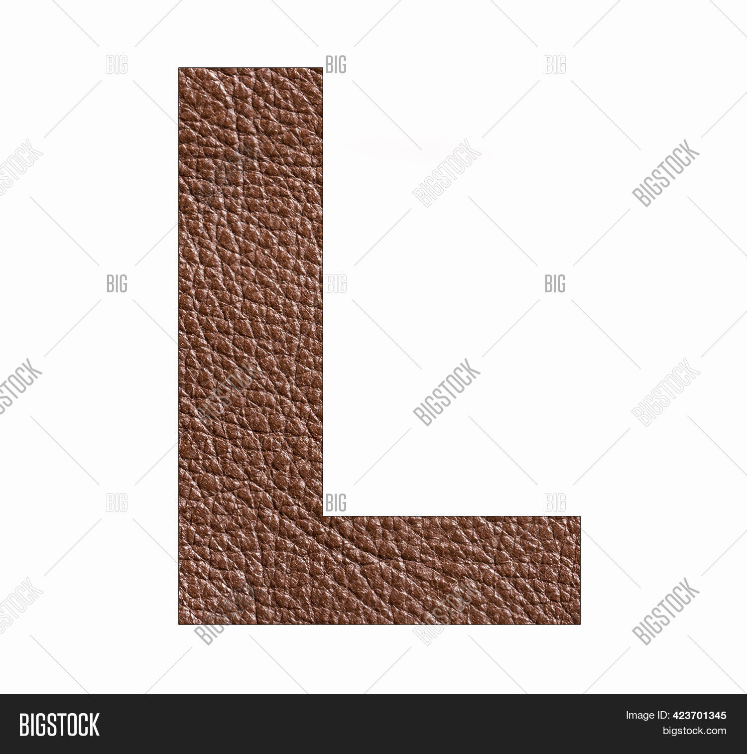 L Uppercase Alphabet Image & Photo (Free Trial) | Bigstock