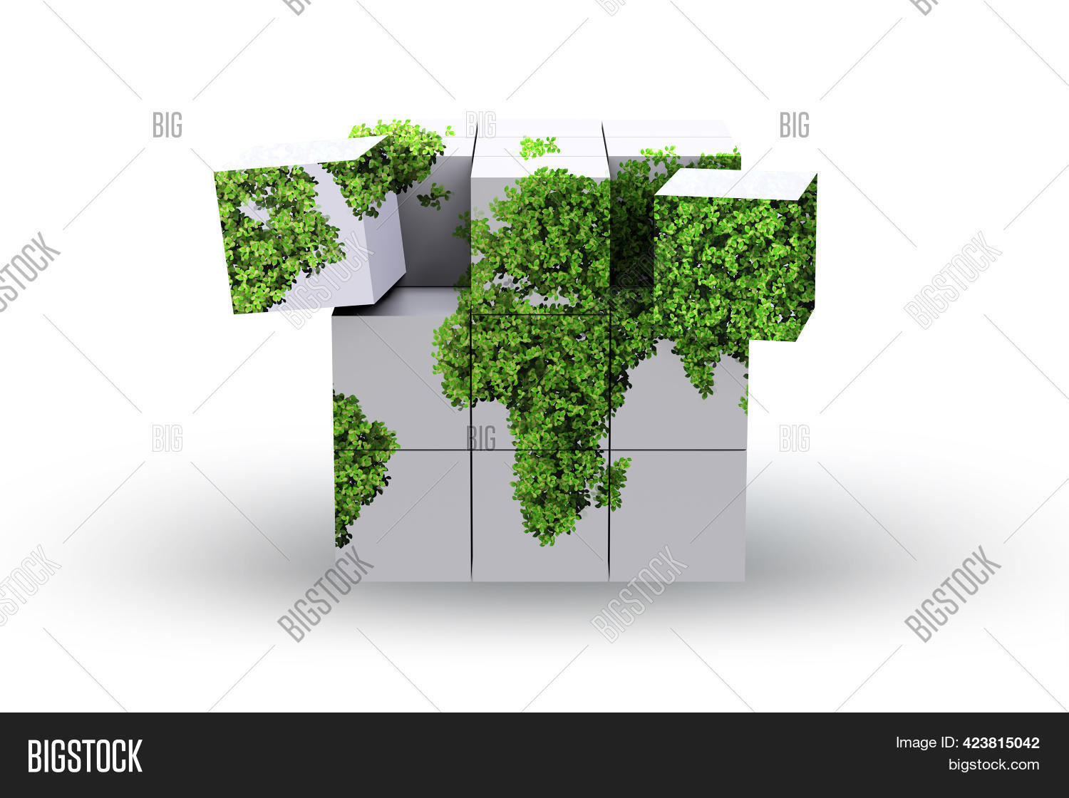 World Map On Cube Image & Photo (Free Trial) | Bigstock