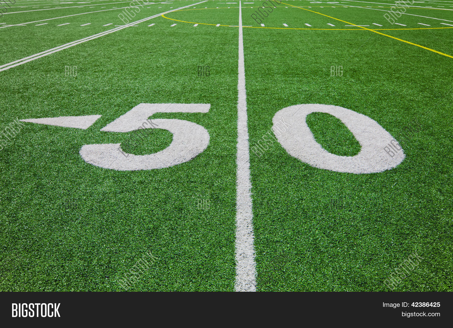 Fifty Yard Line - Image & Photo (Free Trial) | Bigstock