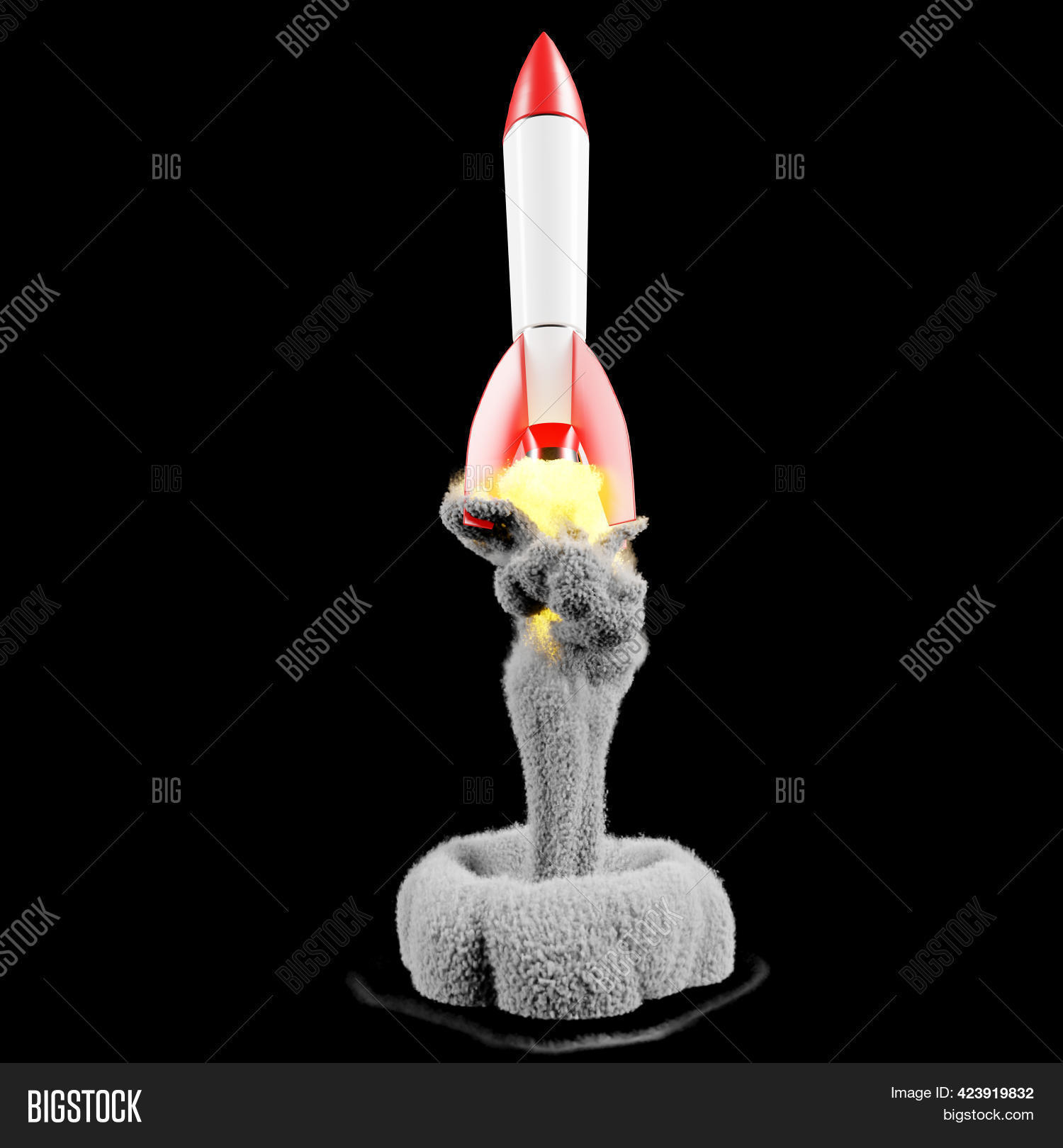 Rocket Launch Smoke Image & Photo (Free Trial) | Bigstock