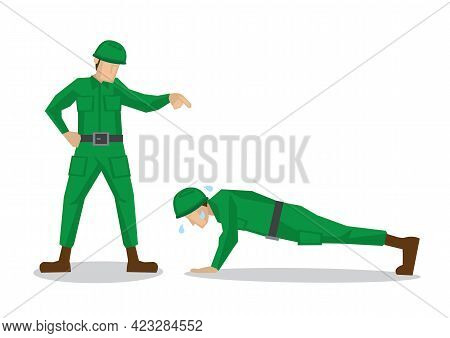 Army Officer Punish Vector & Photo (Free Trial) | Bigstock