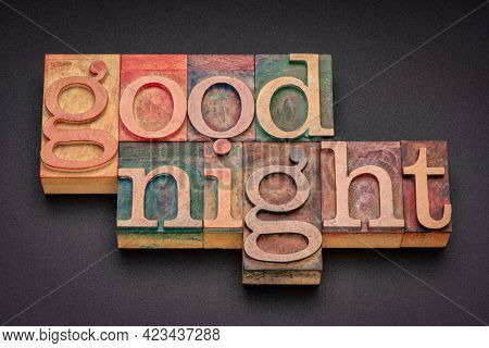 Goodnight Word Image & Photo (Free Trial) | Bigstock
