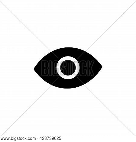 Linear Icon Eye Pupil Vector & Photo (Free Trial) | Bigstock