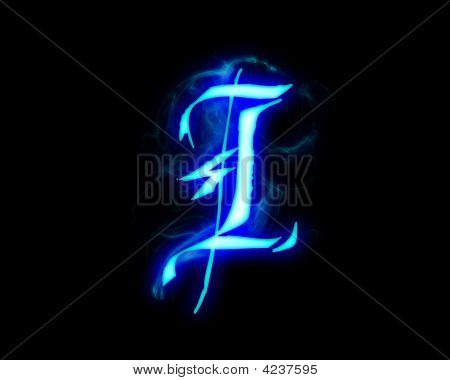 Blue Flame Magic Font Image & Photo (Free Trial) | Bigstock