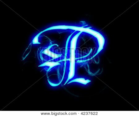 Blue Flame Magic Font Image & Photo (Free Trial) | Bigstock