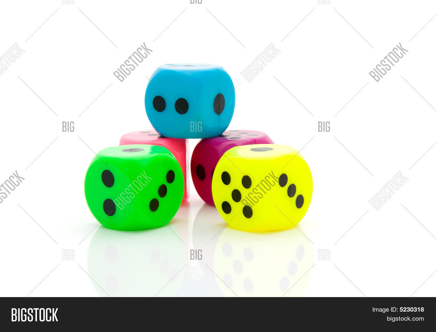 Colorful Dice Image & Photo (Free Trial) | Bigstock